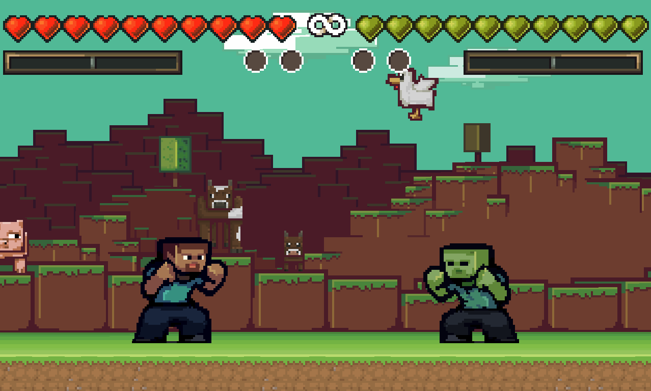 CraftFighter - Файтинг в стиле Minecraft