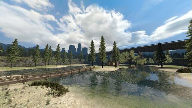 Garrys Mod - Большая карта Rp_Pure_Lake