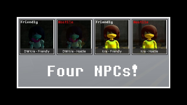 [Deltarune] Kris (Playermodel/Ragdoll/NPC/Props)