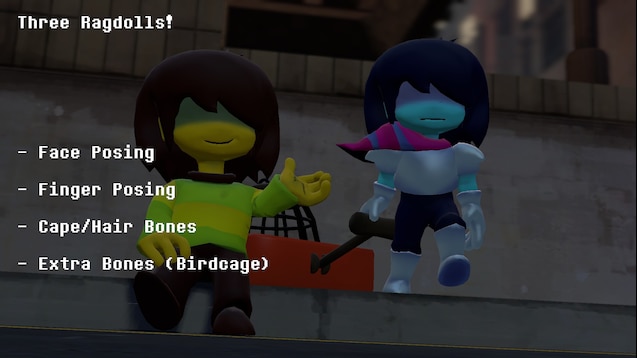 [Deltarune] Kris (Playermodel/Ragdoll/NPC/Props)