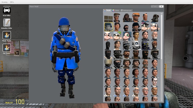 TF2 Robot Soldier Player Model