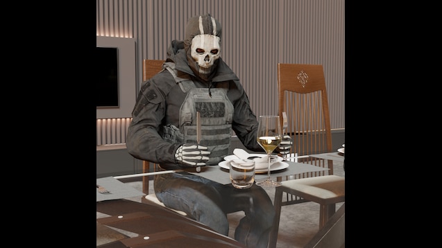 CoD: MWII - Ghost (Urban) [PM/NPC]