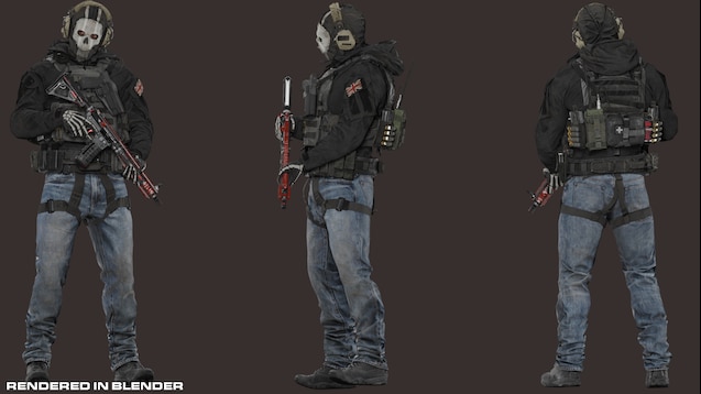 CoD: MWII - Ghost (Urban) [PM/NPC]