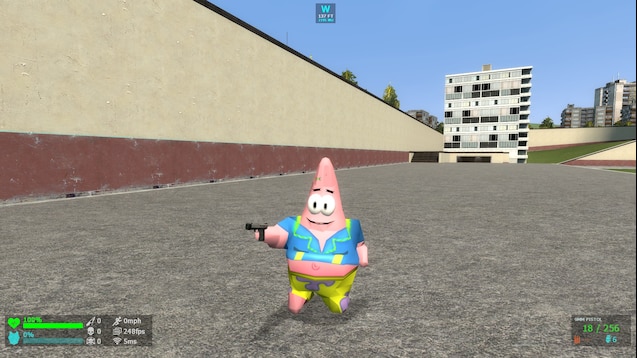 Bowling Patrick Star Player Model and NPCs (SpongeBob BFBB PC)