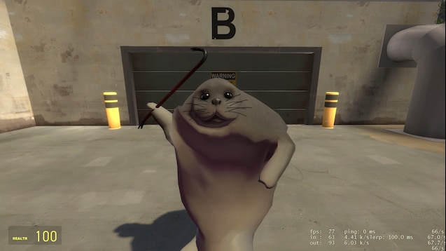 Selbyen Seal Playermodel *AND RAGDOLL* ! [Silvia - TF2]