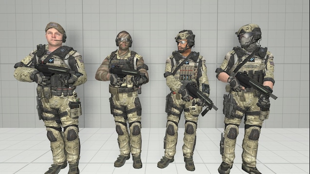 COD Black Ops 2 - Navy SEALs (NPCs & PMs)