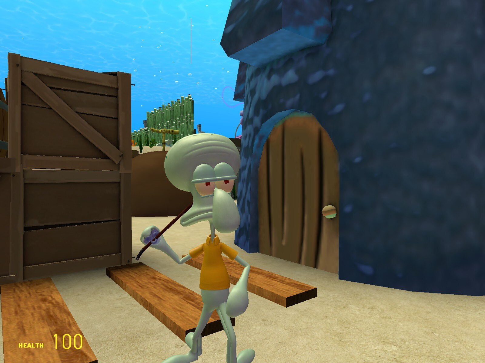 Squidward Tentacles (SpongeBob BFBB Rehydrated) Player Model & NPCs