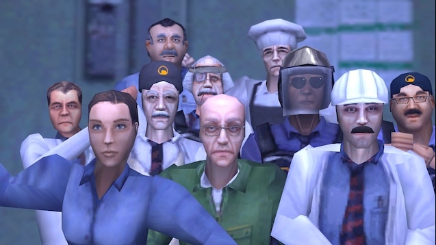 Аддон на Half-Life: Extended Workforce Playermodels в Garry's Mod